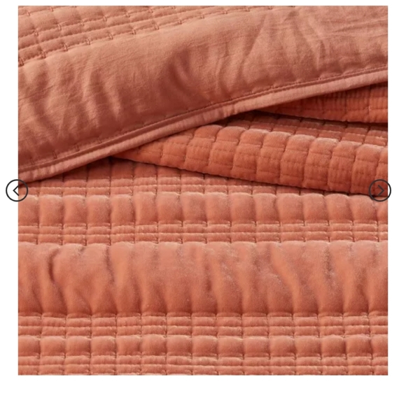 Threshold | Accents | Threshold Terracotta Velvet Quilt King Size Quilt ...
